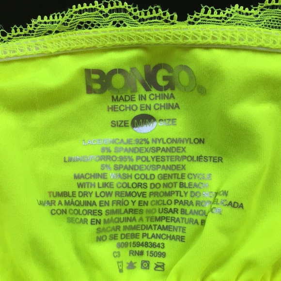 BONGO | Tops | Bongo Womens Bandeau Top Lace Yellow Bra New Nwt | Poshmark